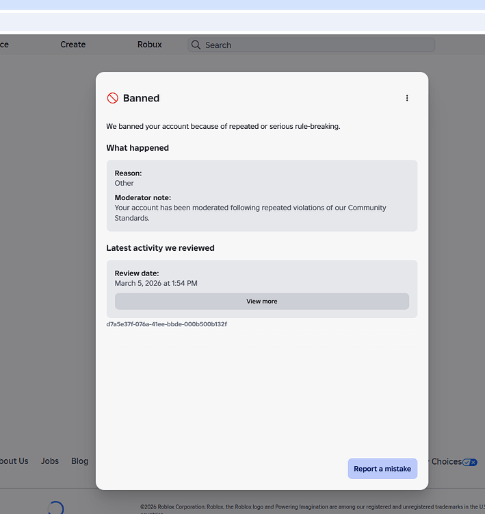 Falsely Terminated For Reason "Other" - Platform Usage Support ...