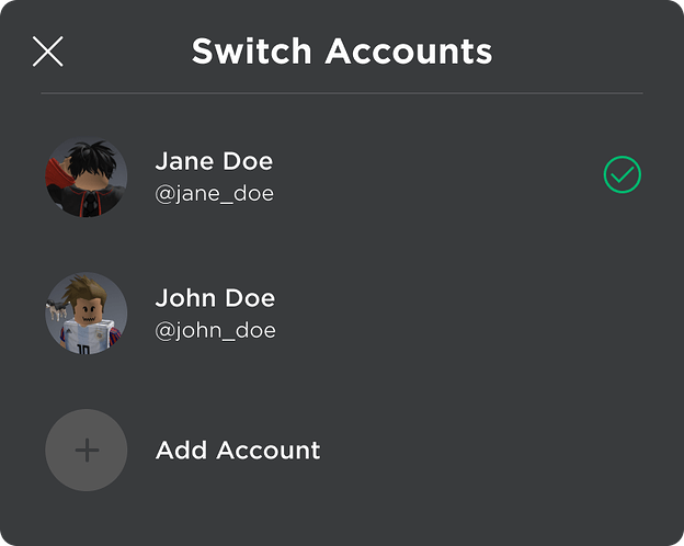 Introducing Seamless Account Switching on Roblox - Announcements ...