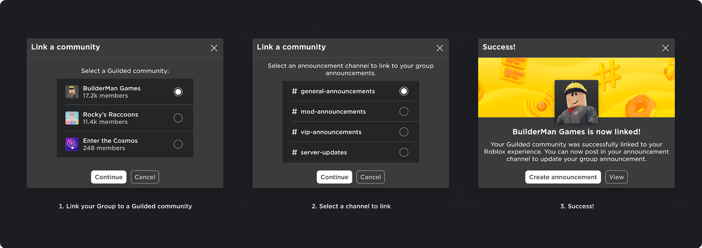 Introducing Announcements for Roblox Groups - Announcements - Developer ...
