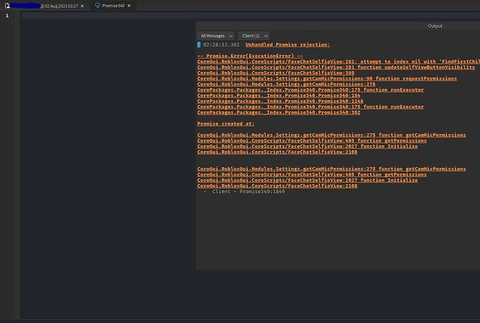 Coregui Yield Facechatselfieview Studio Bugs Developer Forum Roblox
