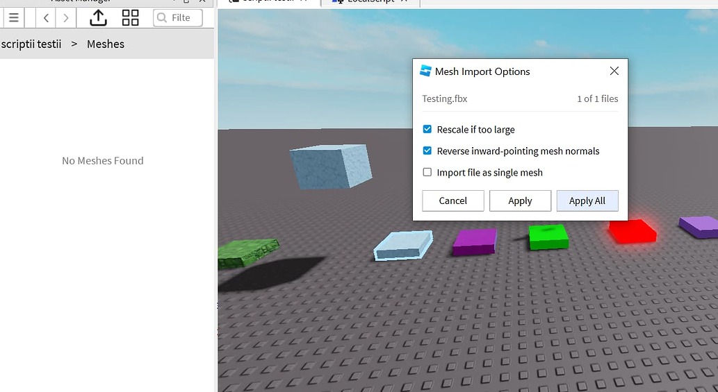 How to Really Export a Blender file to Roblox Studio with Coloring and Multiple parts ...