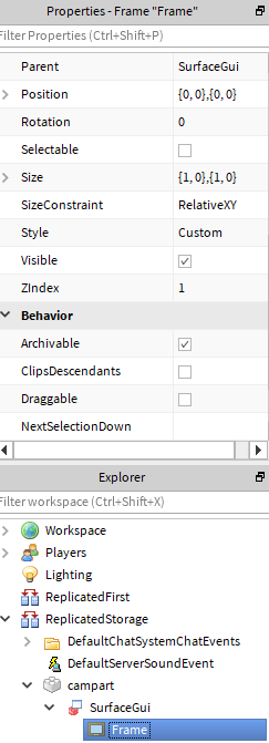 Help with making a mock ScreenGui with SurfaceGui - Scripting Support ...