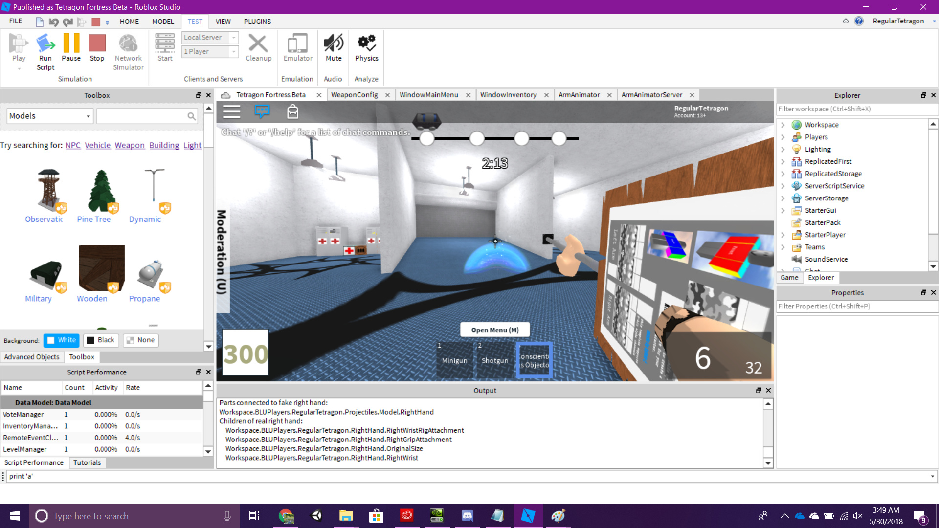 Tool Weld interfering with CFrame - Scripting Support - Developer Forum | Roblox