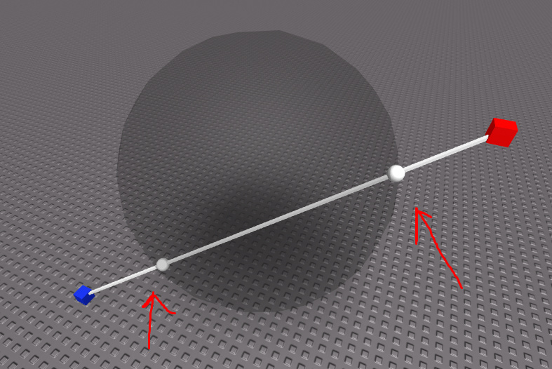 How to find first and last points along a ray that intersect with a sphere? - Scripting Support ...