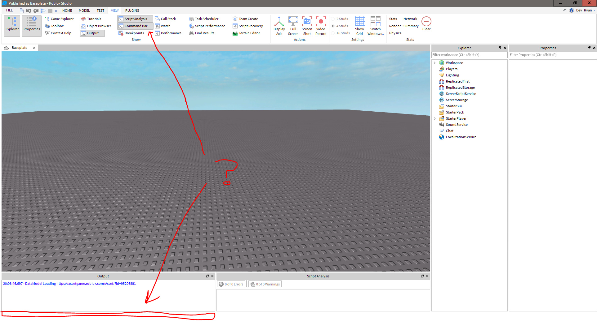 Studio Command Bar Missing Studio Bugs Developer Forum Roblox