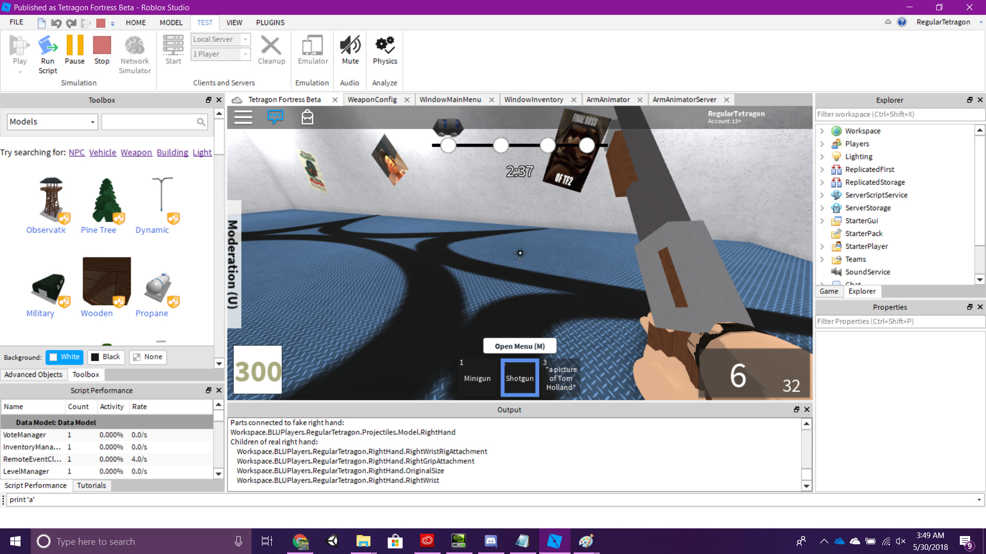 Tool Weld interfering with CFrame - Scripting Support - Developer Forum | Roblox