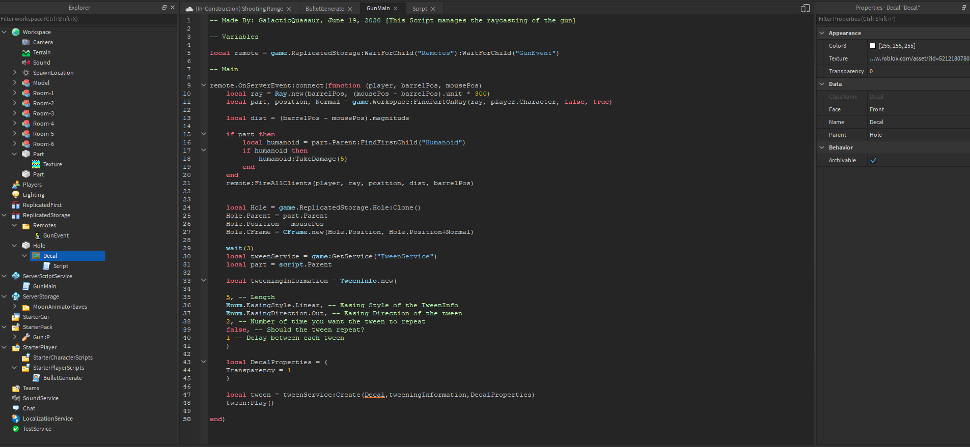 How do I make Bullets Disappear after a few seconds? - Scripting ...