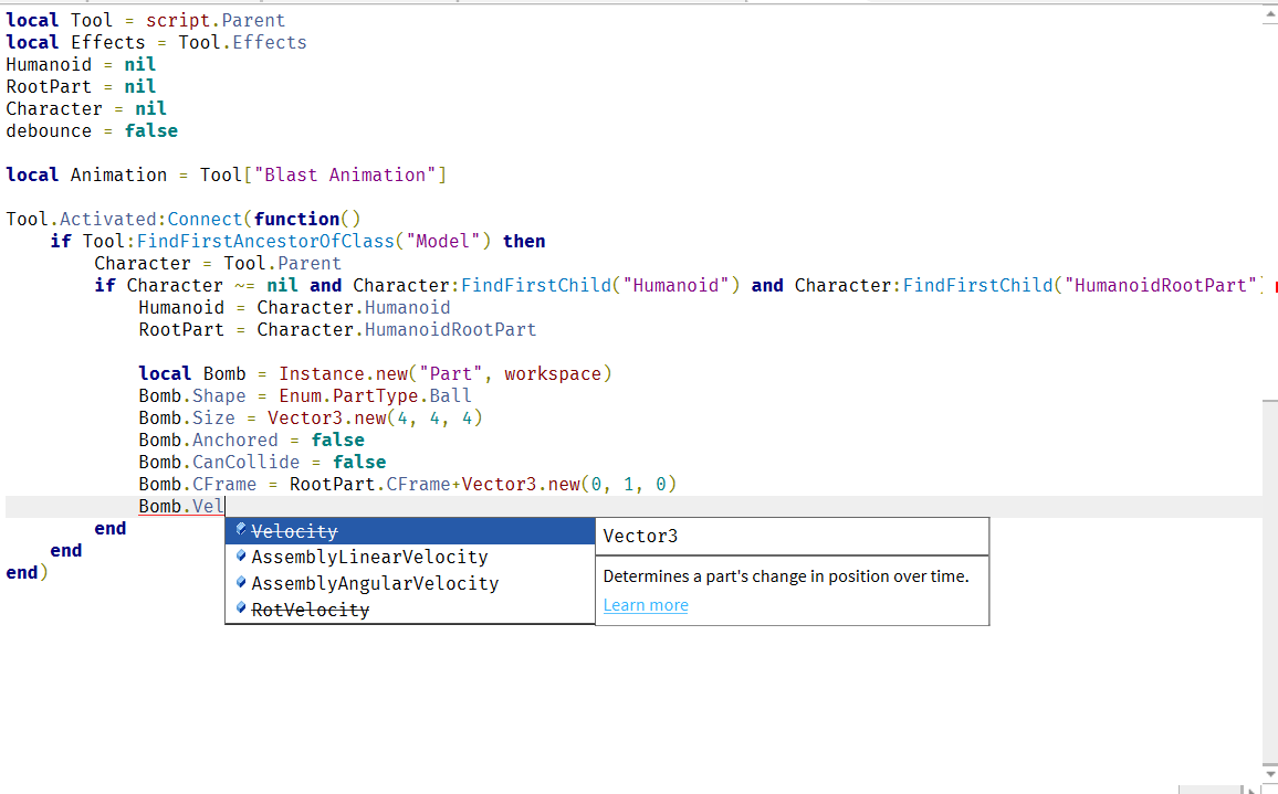 How To Make A Ball Thrust To Mouse Pointer Position Scripting Support Developer Forum Roblox