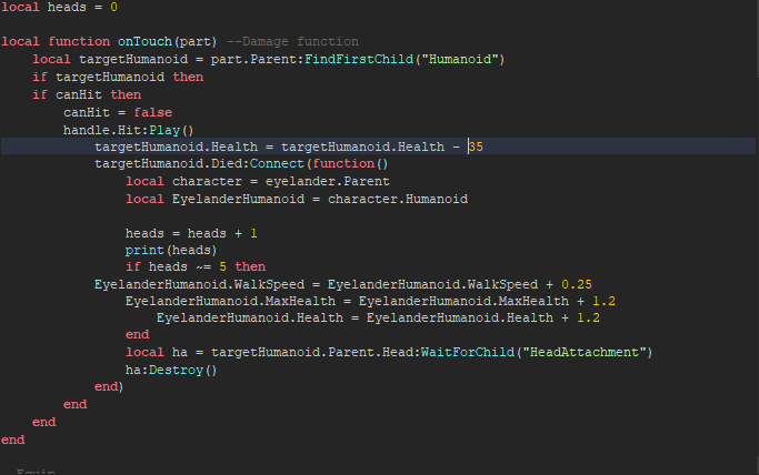 Trouble with heads system for weapon - Scripting Support - Developer ...