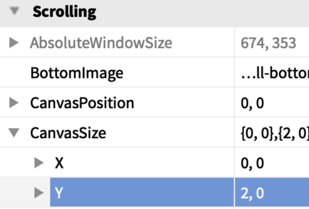 Issue With Scrolling Scripting Support Developer Forum Roblox 3294