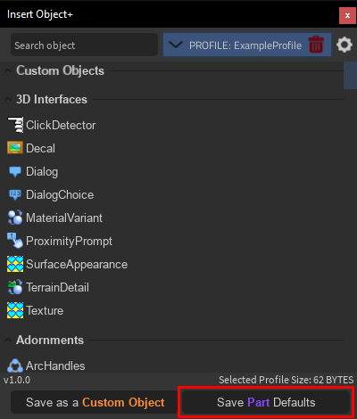 Insert Object+ Plugin | Change default properties, save objects locally, create profiles, and ...
