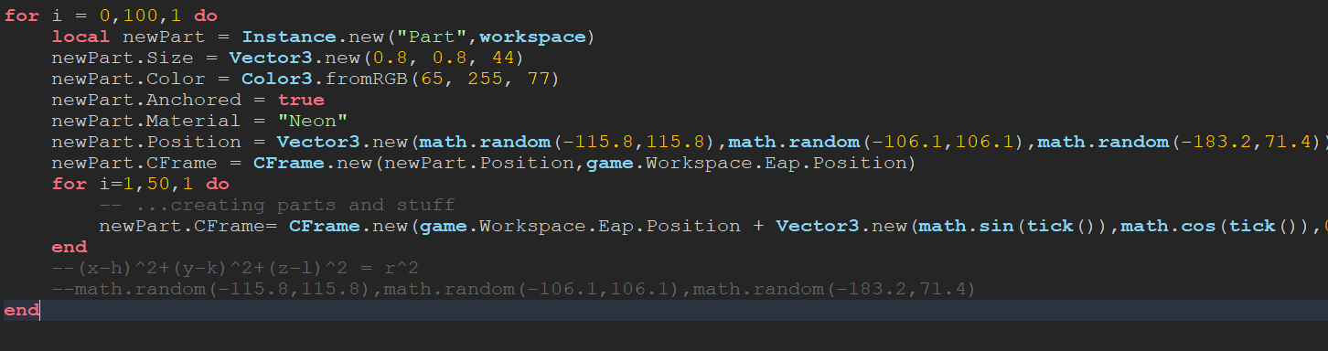 Part CFrame/Vector3 Help - Scripting Support - Developer Forum | Roblox