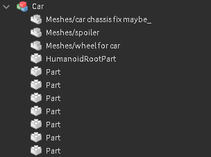 Help with replacing character as an object (Car) - Scripting Support ...