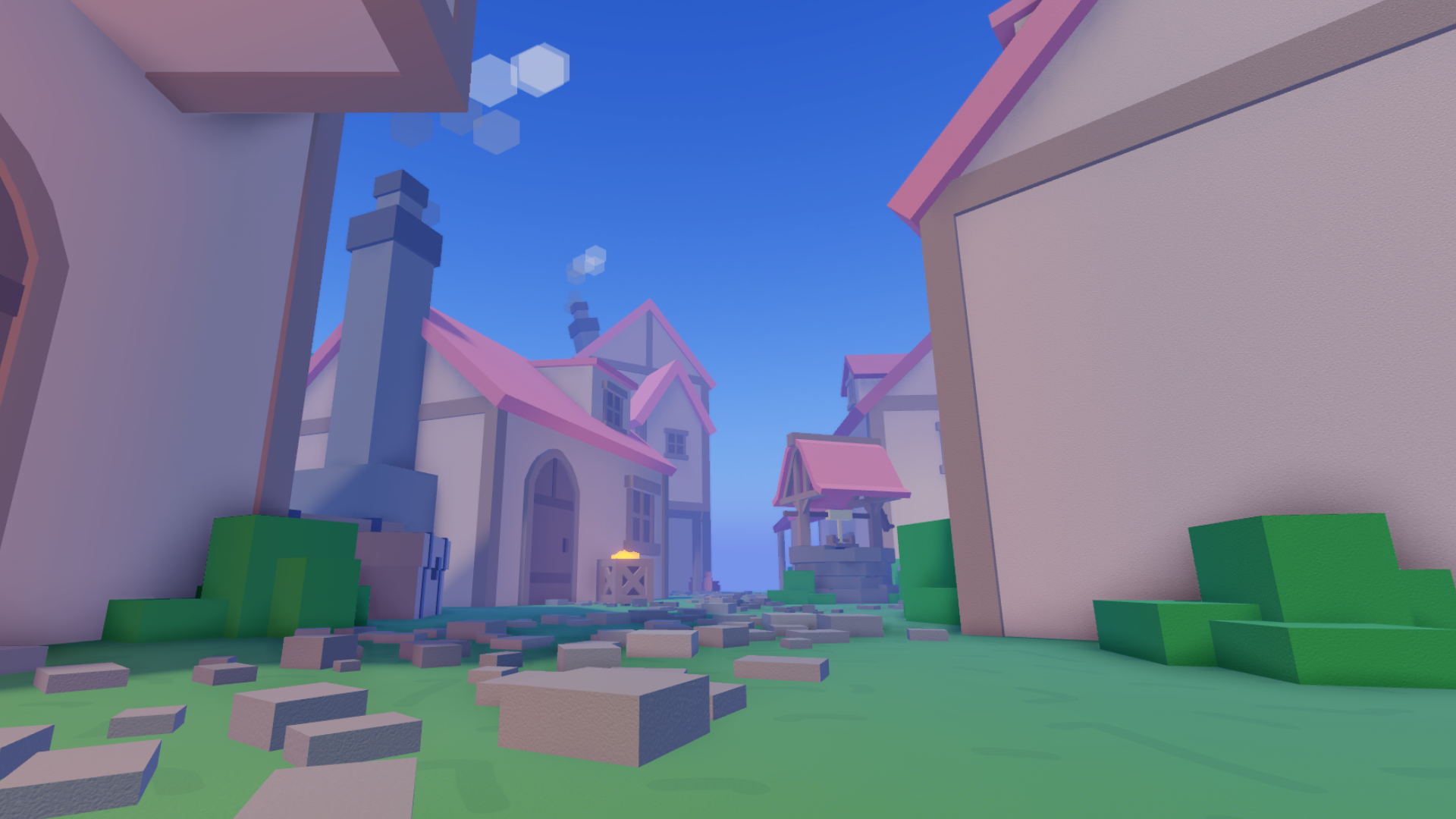Low poly-Blocky map for an upcoming game - Creations Feedback ...