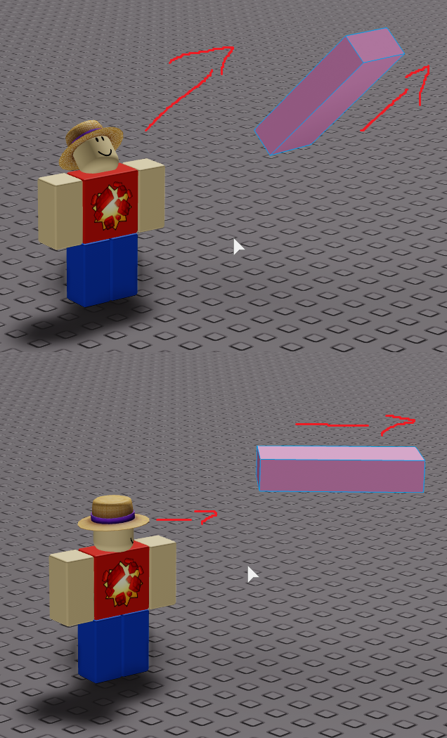 Adjusting A Neck Cframe To The Direction Another Part Is Facing Scripting Support Developer