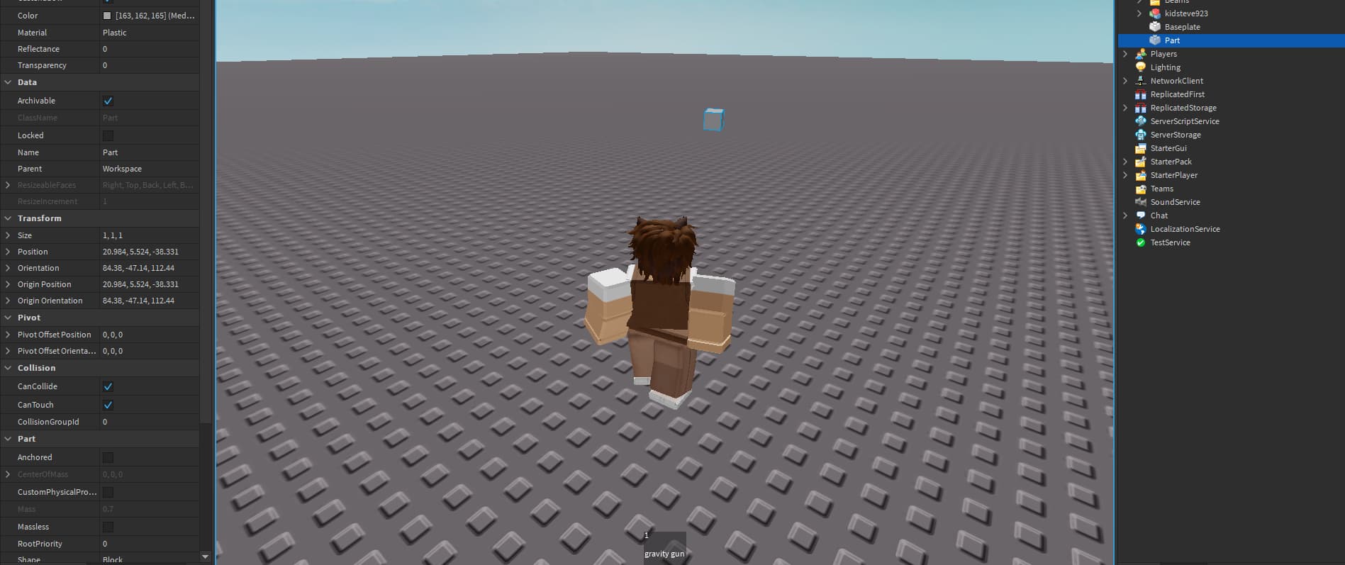 Block Stays In Place While Being Anchored (velocity wont even work) - Scripting Support ...