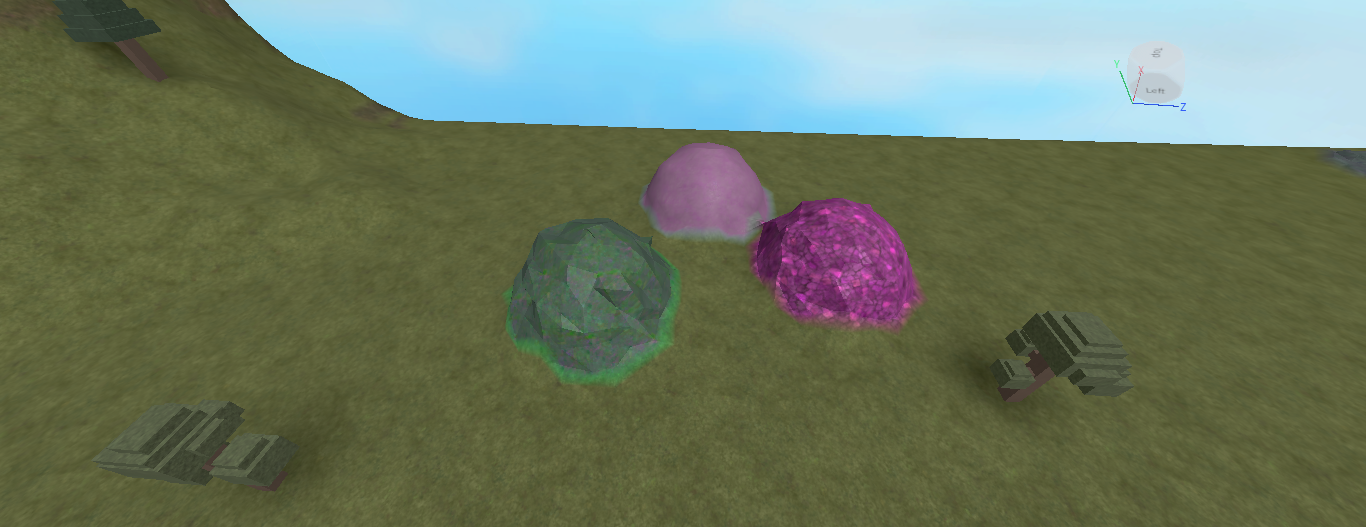The ability to paint smooth terrain materials more than one color ...