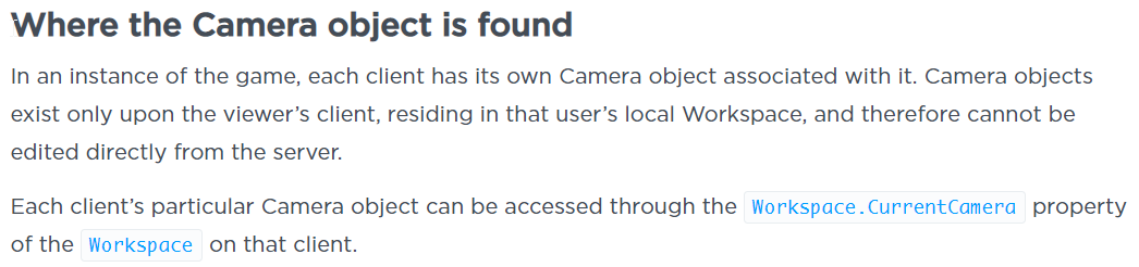 How to change camera focus point? - Scripting Support - Developer Forum | Roblox