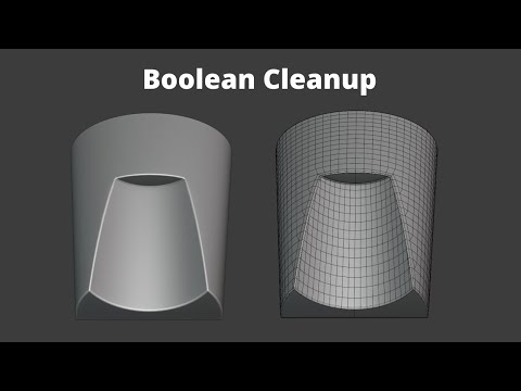 How do I clean a boolean's topology? - Art Design Support - Developer ...