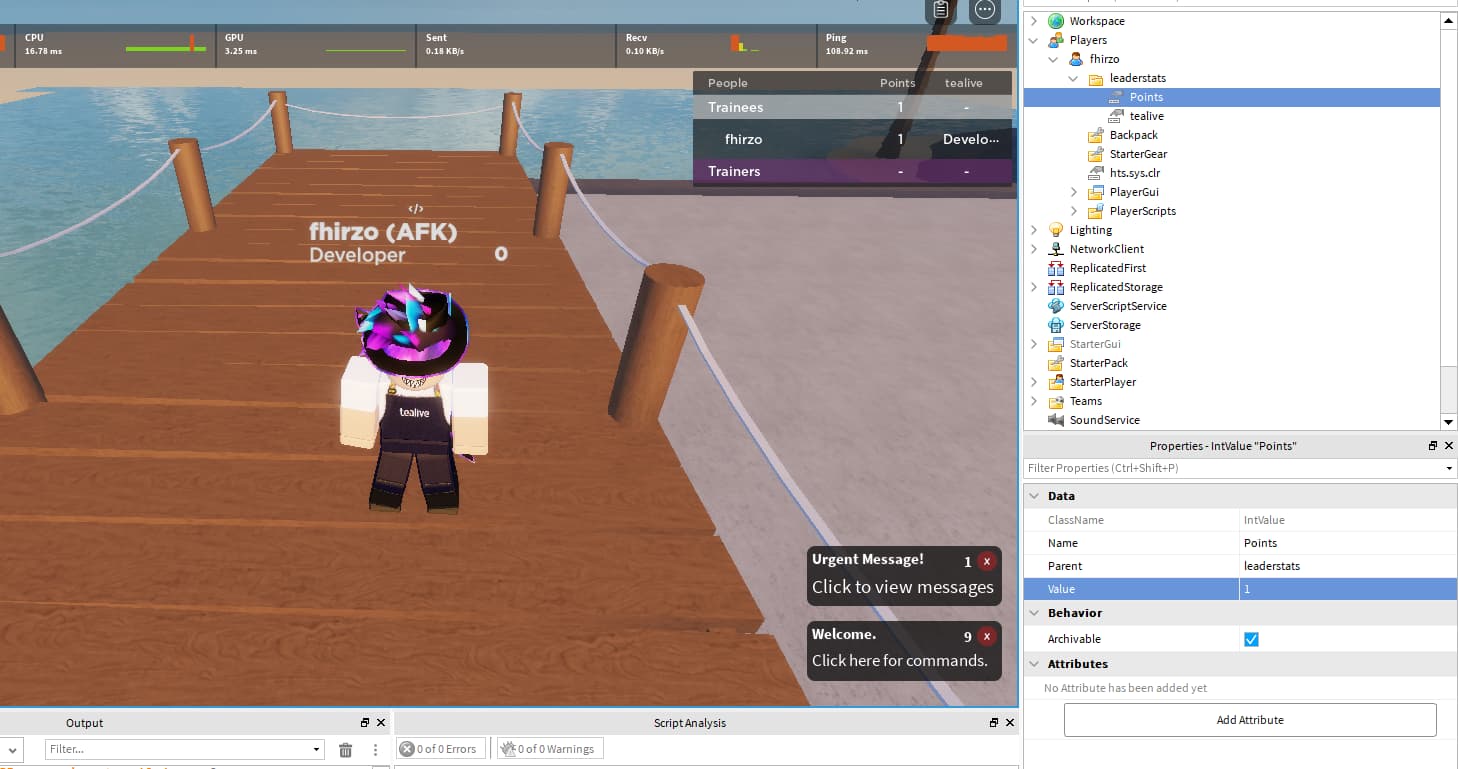 Need help with my script - Scripting Support - Developer Forum | Roblox