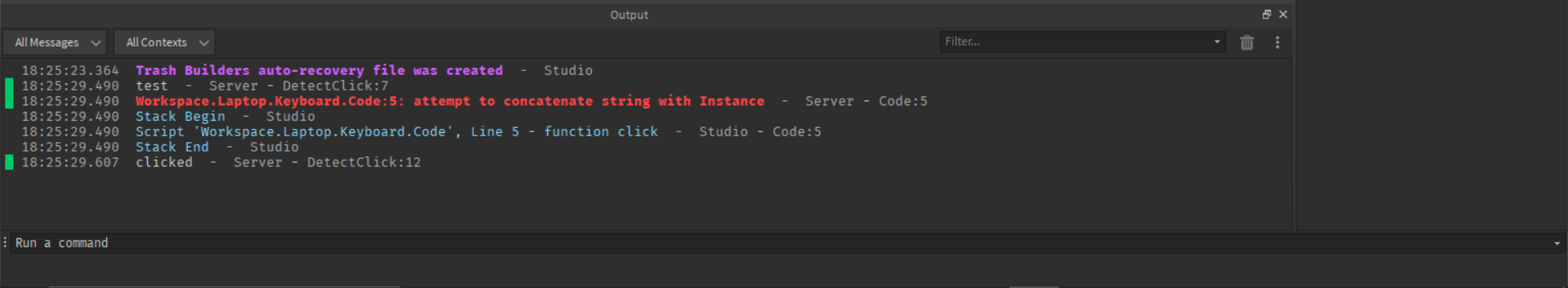 Bindableevent Not Receiving Events Scripting Support Developer Forum Roblox