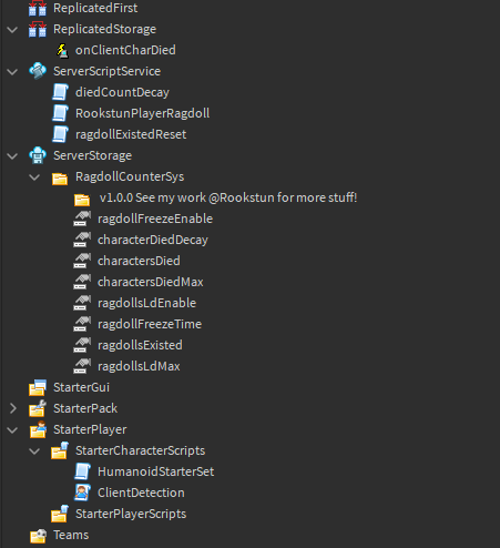 Ragdoll Solution -- R15/Customizable ragdolls for use with Layered ...