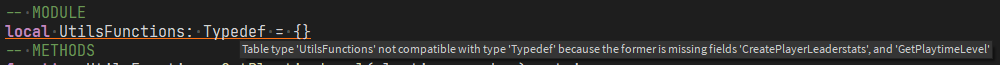 Cannot Initialize A Module Method With Luau Types Scripting Support 9271