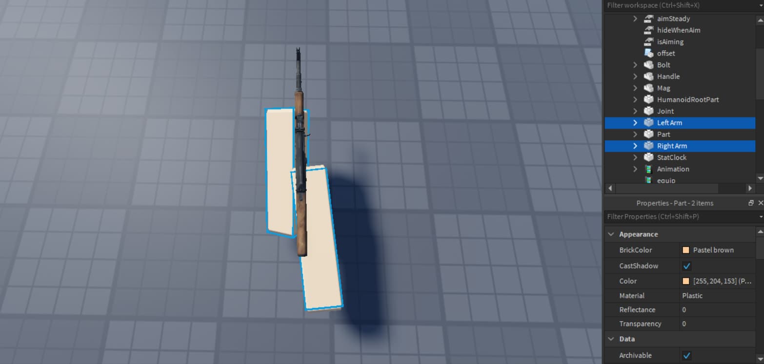 Can't see hands on a Roblox FPS game - NEED HELP ASAP - Scripting ...