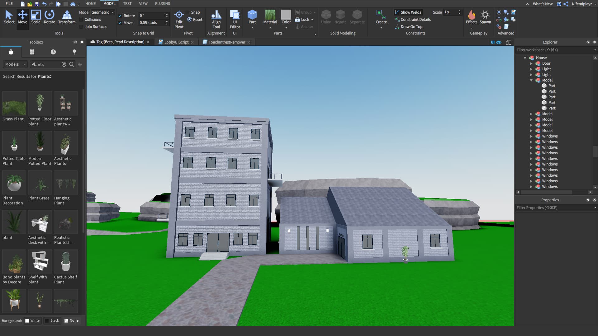 How can i make the house building style somewhat similar to the ...