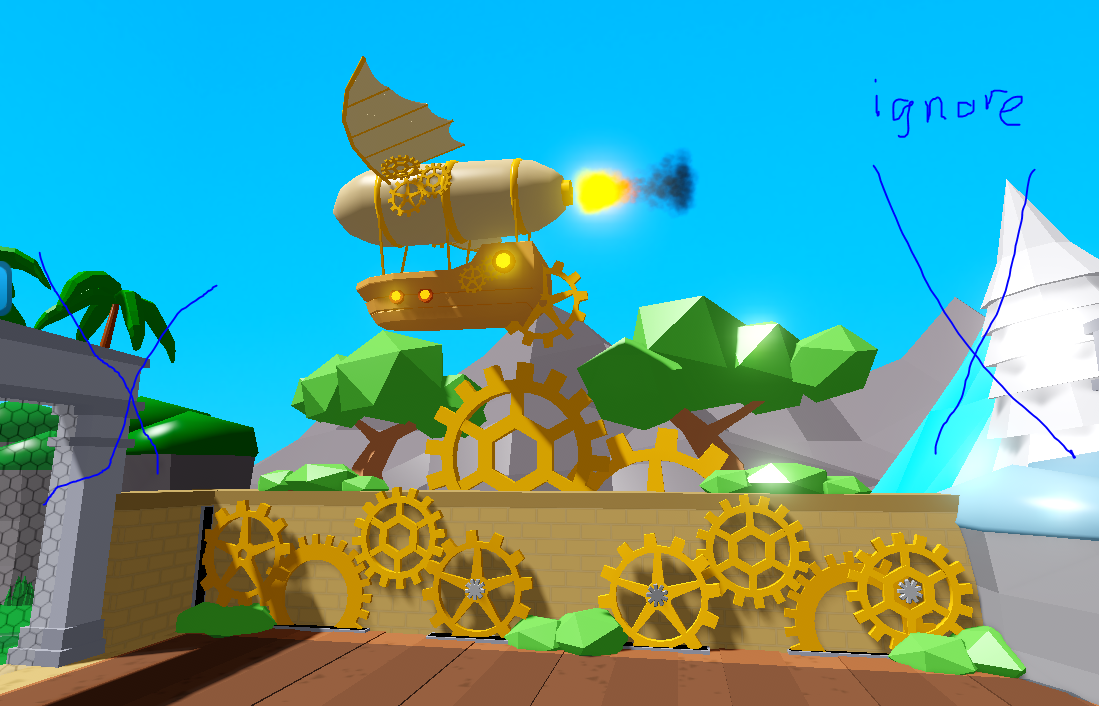 (UPDATE) How should I improve this Low Poly Steampunk area? - Building ...