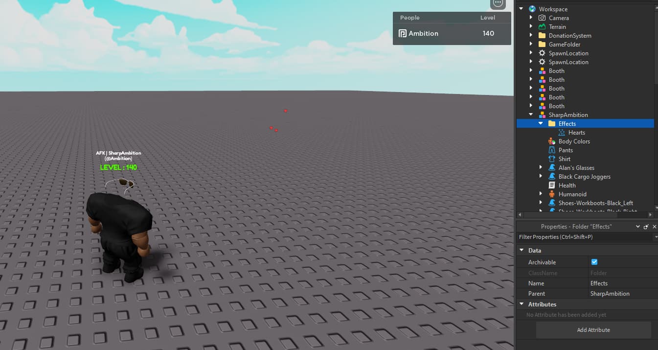 Issue with ParticleEmitter & Character - Scripting Support - Developer Forum | Roblox