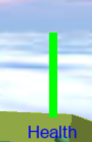 Health Bar Glitching Out Horizontal Instead of Vertical Which I wanted ...