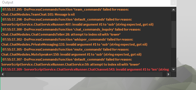 How to filter messages without getting errors? - Scripting Support - Developer Forum | Roblox
