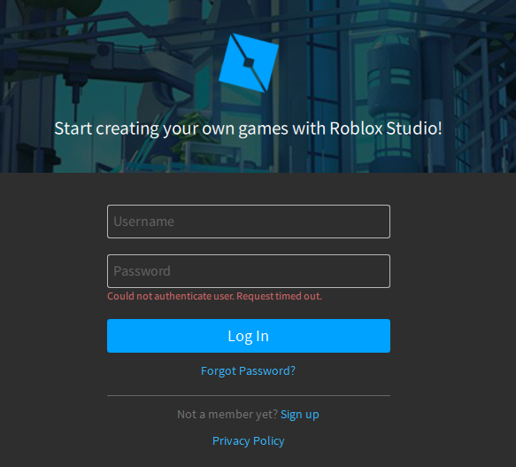 HttpError:ConnectFail - Website Bugs - Developer Forum | Roblox