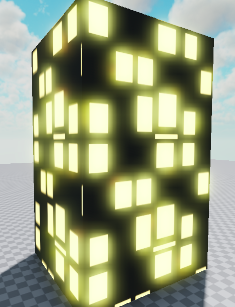 Need help making this building texture glow? - Building Support ...