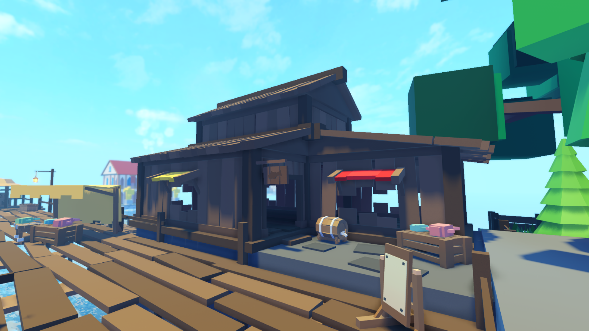My second Low Poly Docks build - Creations Feedback - Developer Forum ...