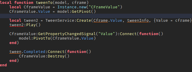 Any Alternative operators for Model:PivotTo? - Scripting Support - Developer Forum | Roblox