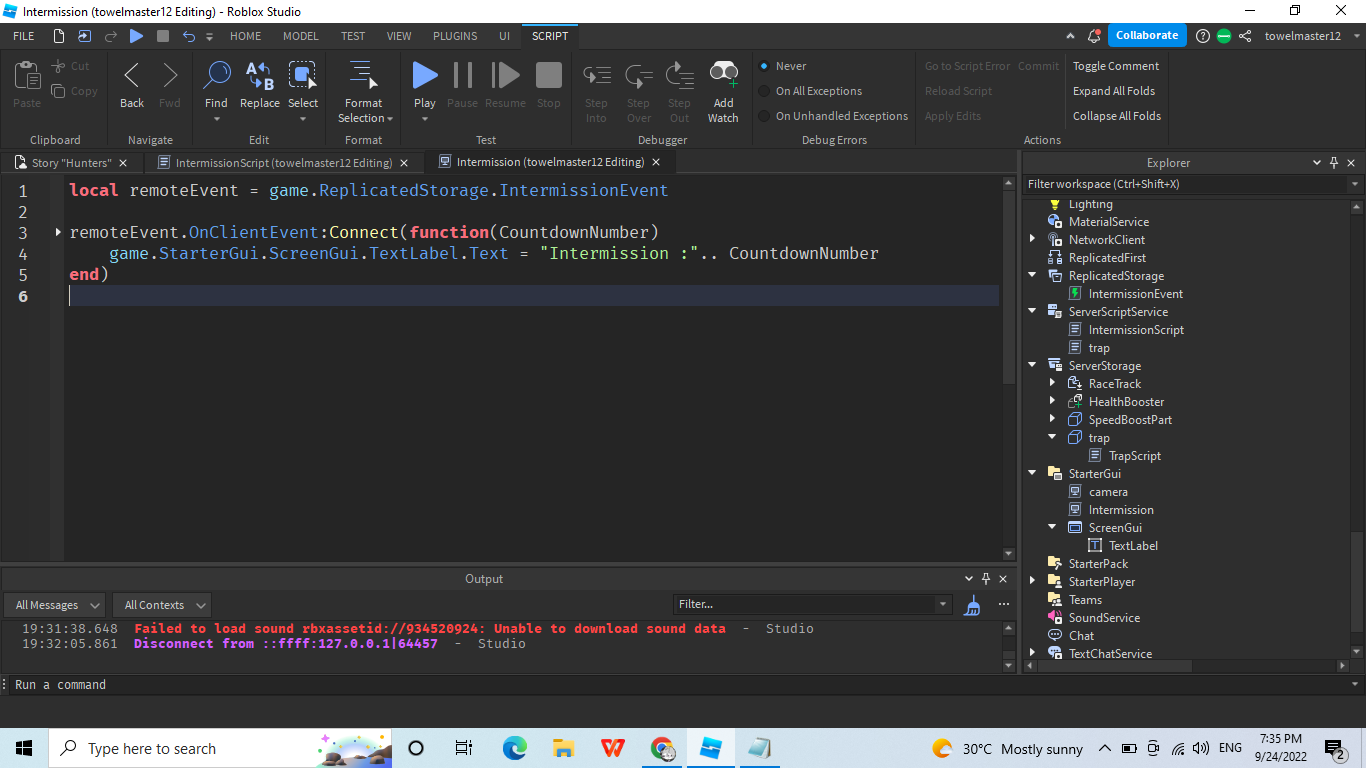 Intermission timer not working as intended - Scripting Support - Developer Forum | Roblox