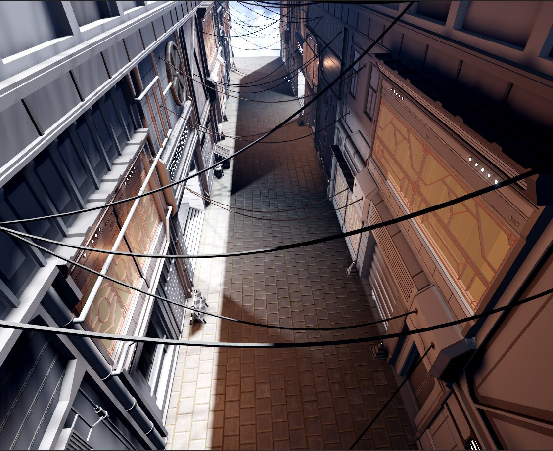 Cyberpunk alley made by choochuf - Creations Feedback - Developer Forum ...