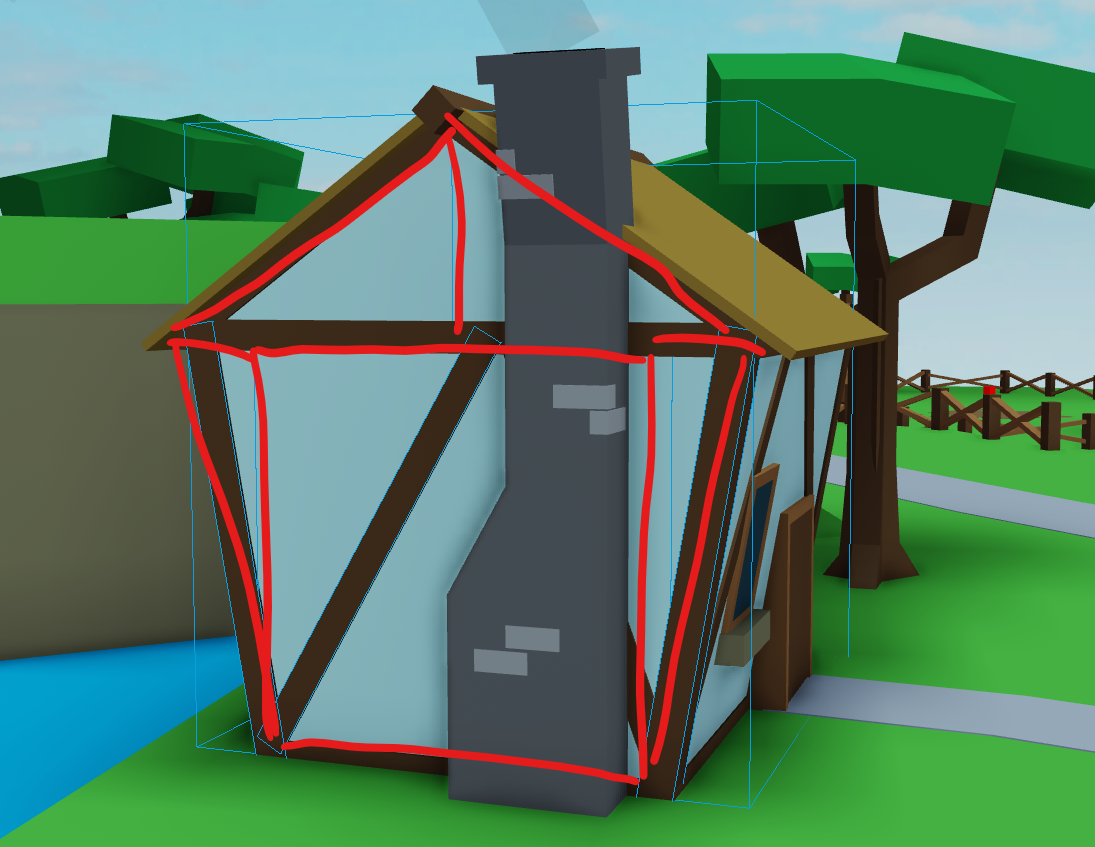 How to create a low poly look/vibe using ROBLOX studio blocks ...