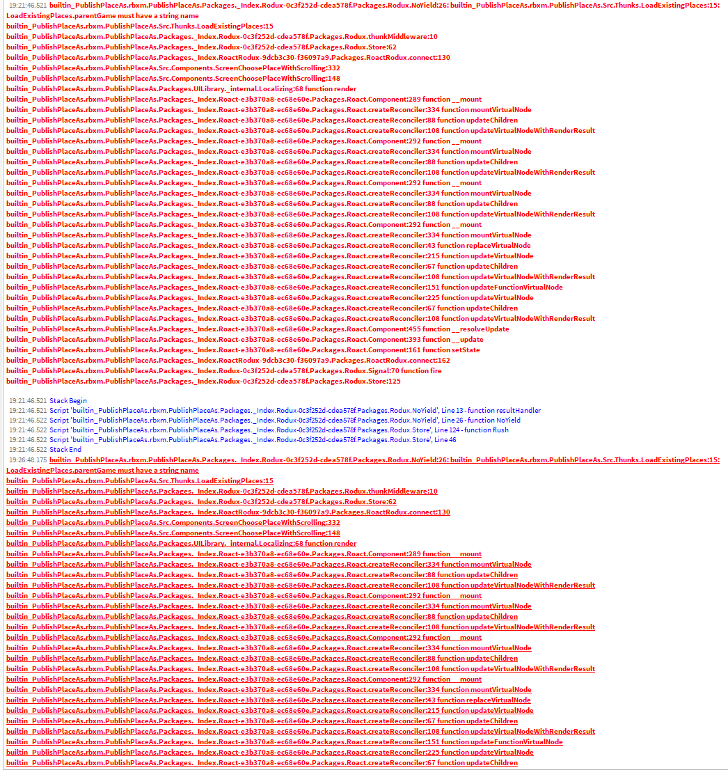 Using Publish To Roblox To Twice Breaks The Publish Place Menu