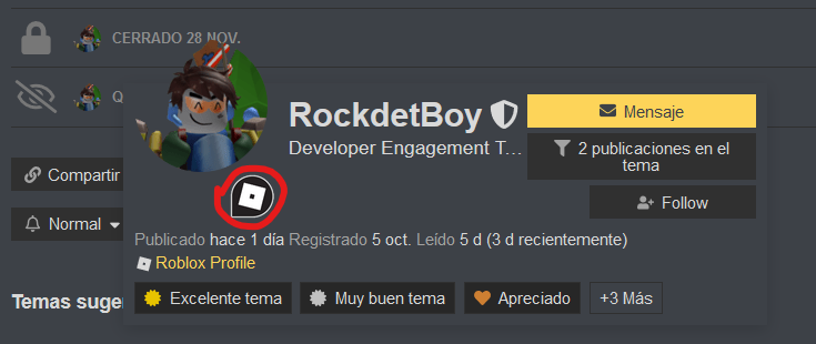 Profile "Card" looks diferent - Forum Bugs - Developer Forum | Roblox