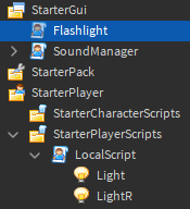 Make a flashlight turn on when in an area - Scripting Support ...