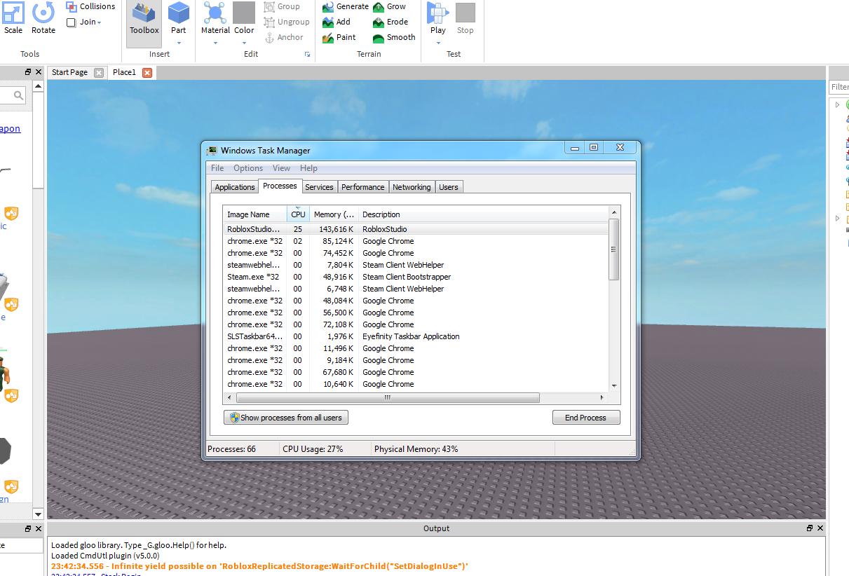 Studio using more CPU than it should be - Studio Bugs - Developer Forum ...