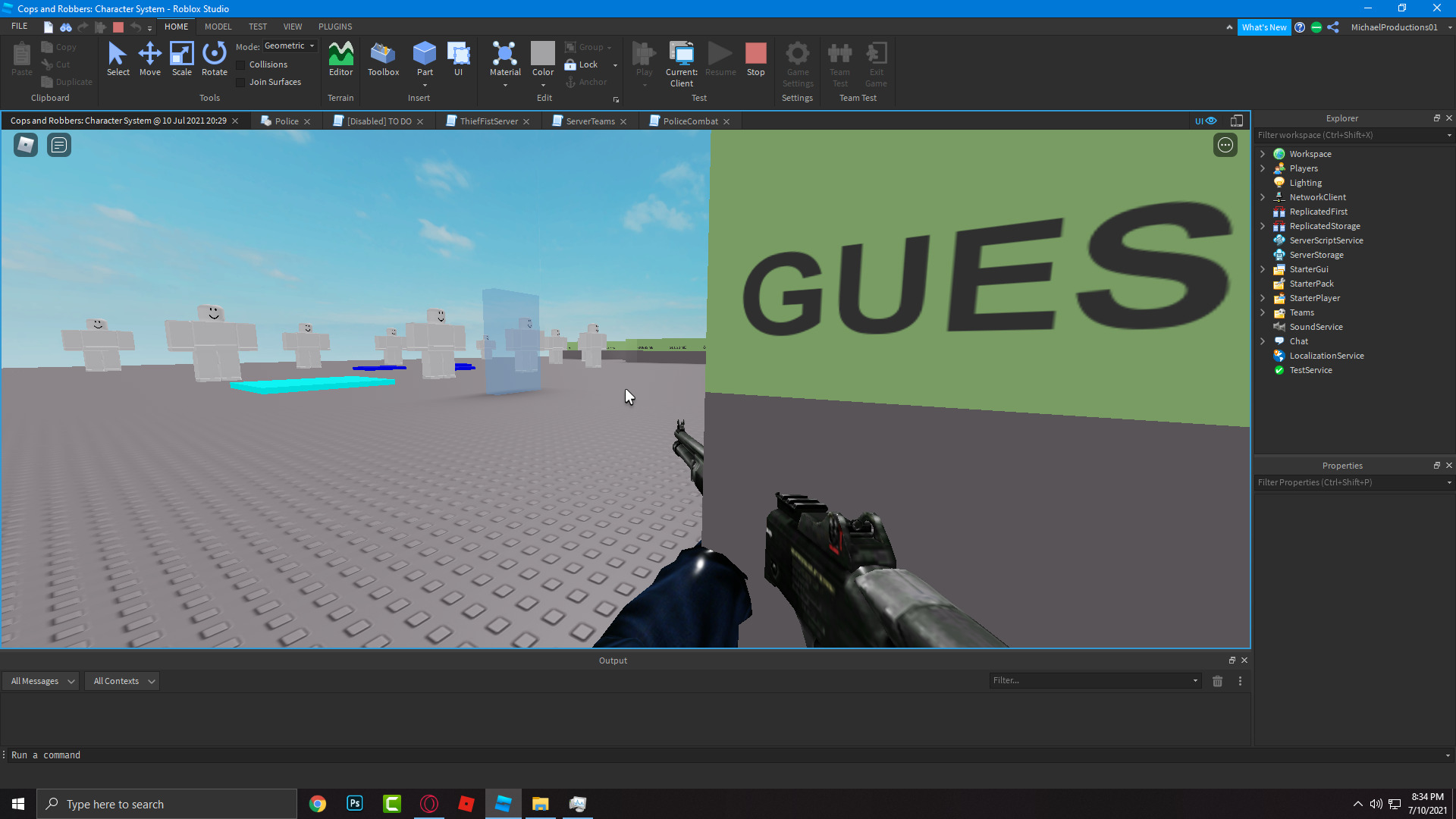 How To Make The Viewmodel Not Overlap On Objects Scripting Support Developer Forum Roblox