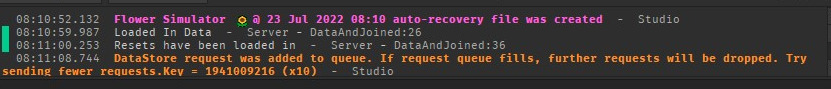 Datastore Request Was Added To Queue Scripting Support Developer