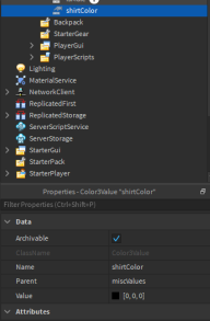 Cannot store Color3 in DataStore - Scripting Support - Developer Forum ...
