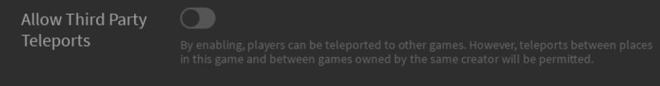 TeleportService doesn't work due to a error in-game - Scripting Support - Developer Forum | Roblox
