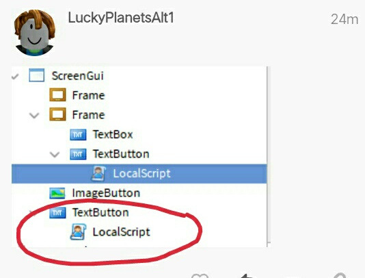 Wrote a script which tells you when open gui 