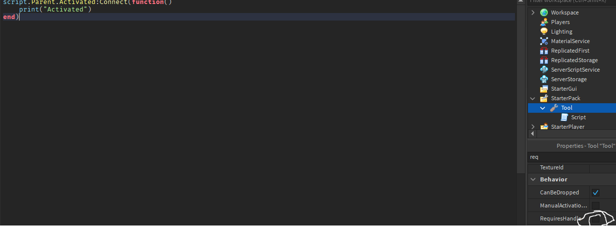 Can someone explain me why any tool events dont working? - Scripting ...